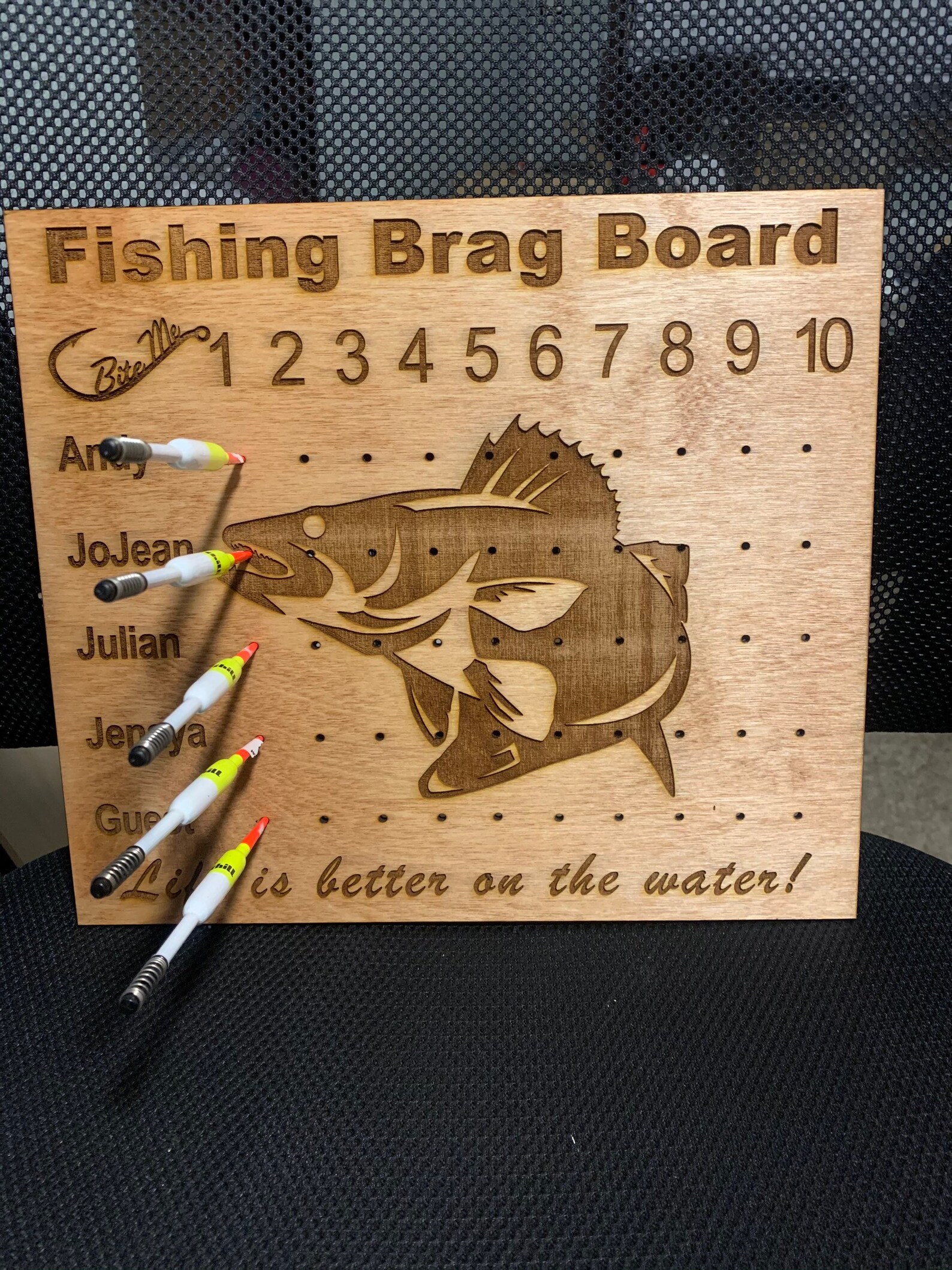Fishing Brag Board Personalized - Etsy