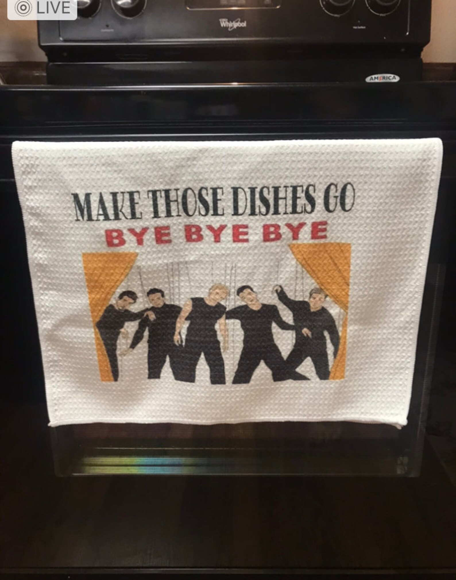 NSYNC Kitchen Towels Justin Timberlake Towels - Etsy