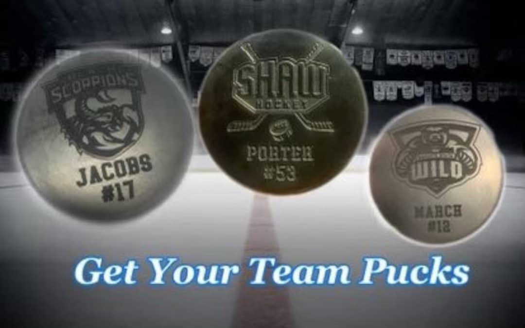 Laser Engraved Personalized Hockey Puck - Etsy
