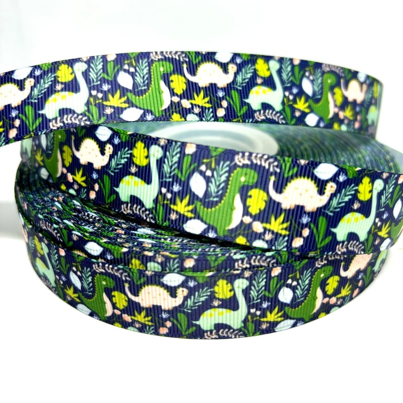 Dinosaur Ribbon - Etsy