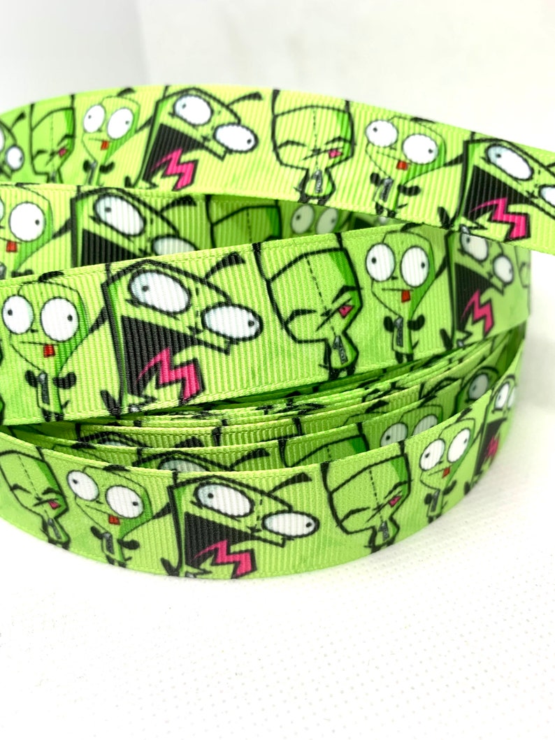 Gir Invader Zim Chibi Grosgrain Ribbon 1 Yard 22mm - Etsy