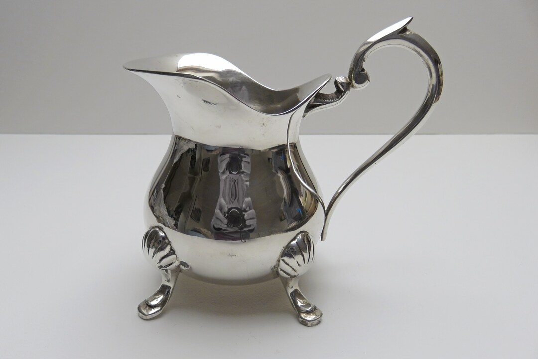 Vintage EPNS silver plated milk jug / creamer c.mid-late 20th century ...