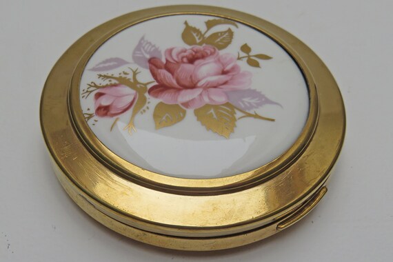 Vintage Regents of London powder compact (mid-century) - Gem