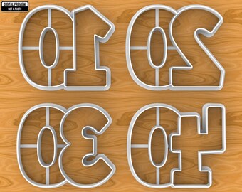 90 Ninety Cookie Cutter and Fondant Cutter and Clay Cutter - Etsy