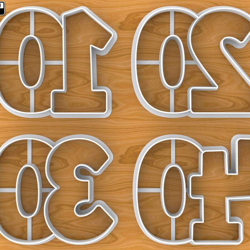 Number Cookies - Etsy