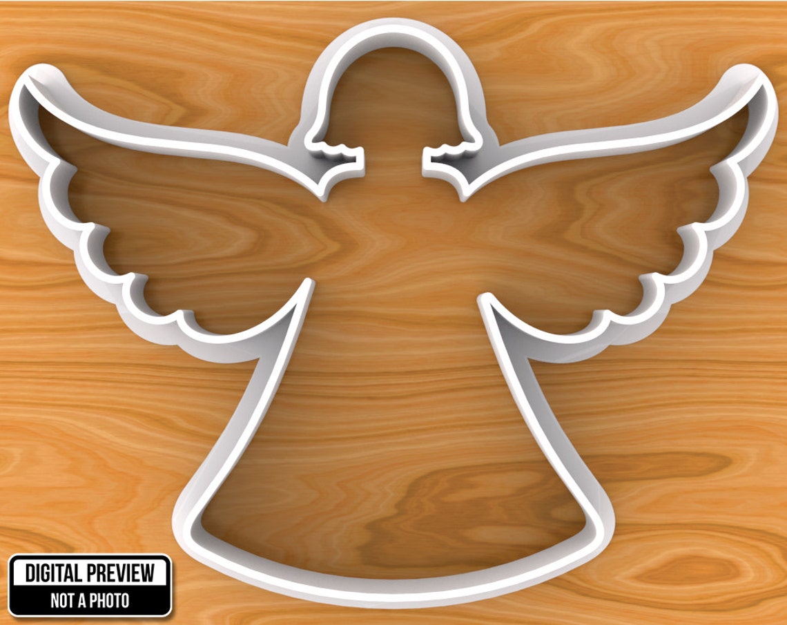Angel Cookie Cutter Selectable Sizes SKU1263 - Etsy