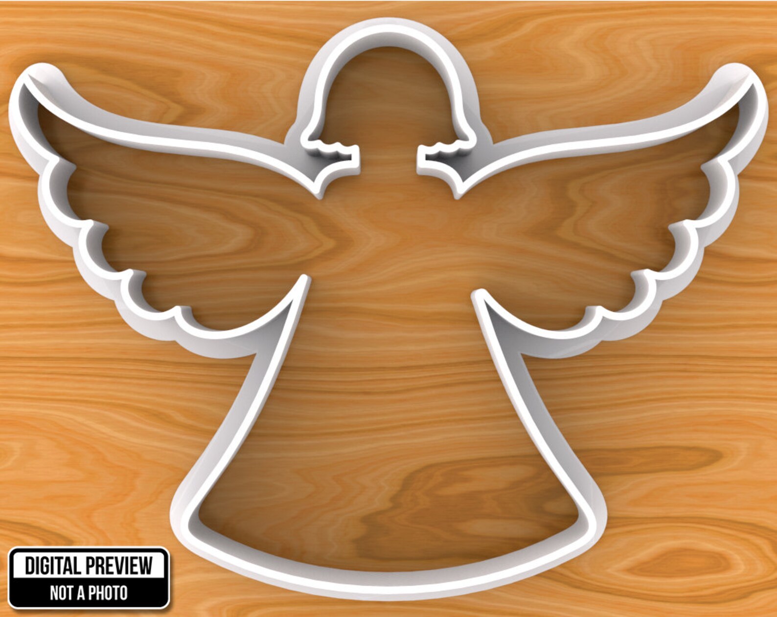 Angel Cookie Cutter Selectable Sizes SKU1263 - Etsy
