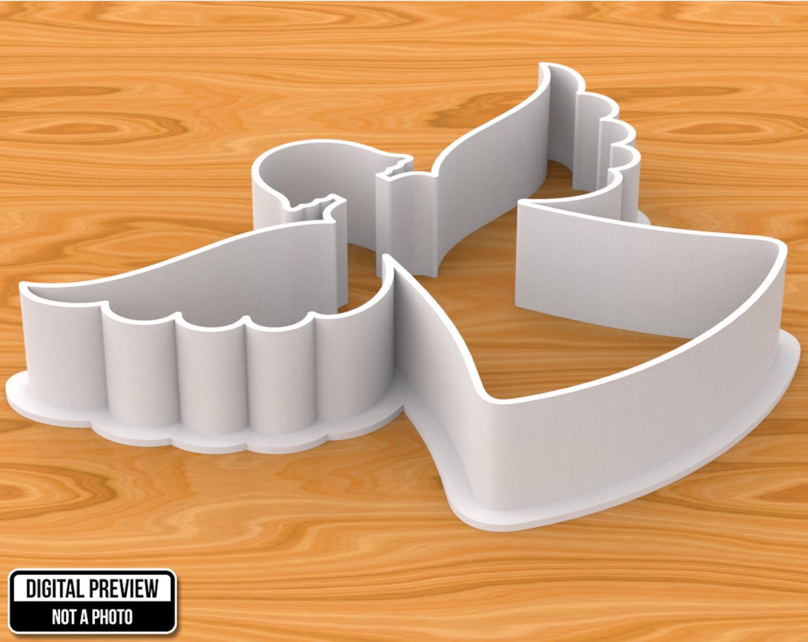 Angel Cookie Cutter Selectable Sizes SKU1263 - Etsy