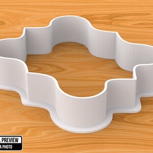 Vintage Plaque Frame Cookie Cutter Selectable Sizes Sharp - Etsy