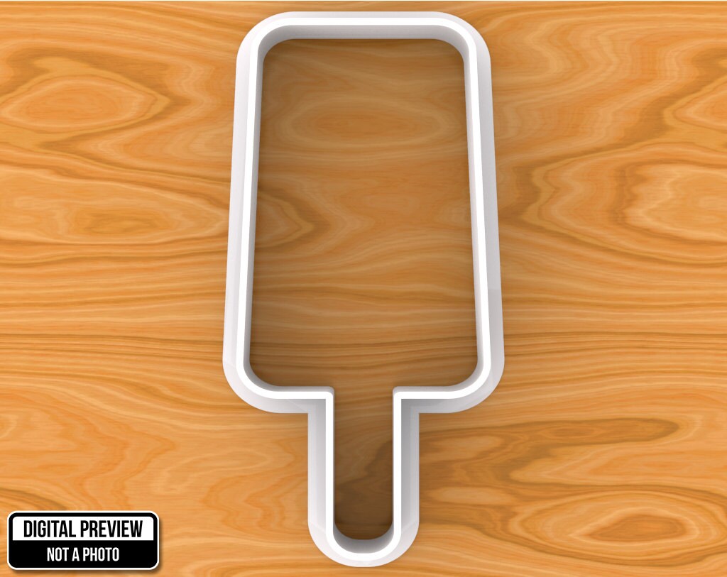 Ice Cream Cookie Cutter Selectable sizes Sharp Edge Upgrade | Etsy