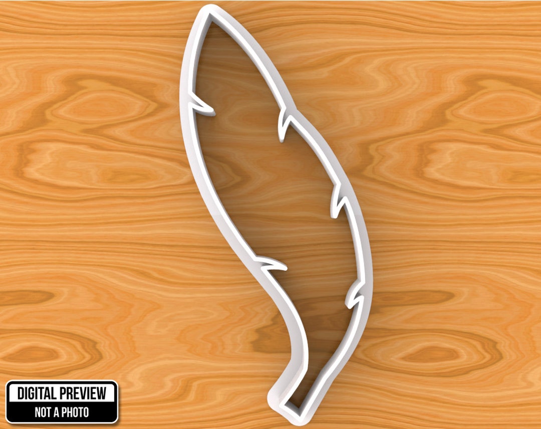 Feather Cookie Cutter Selectable Sizes SKU1243 - Etsy