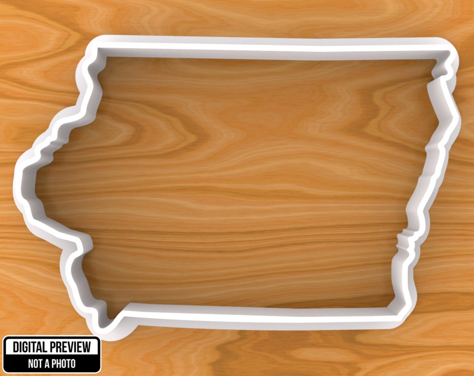 Iowa State Dough Fondant Cookie Cutter Selectable Sizes - Etsy