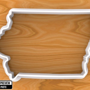Iowa State Dough Fondant Cookie Cutter, Selectable Sizes SKU1192 - Etsy
