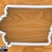 Iowa State Dough Fondant Cookie Cutter Selectable Sizes - Etsy