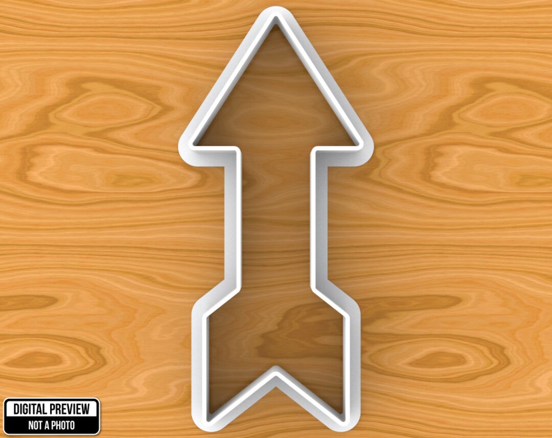 Arrow Cookie Cutter Selectable Sizes Sharp Edge Upgrade - Etsy