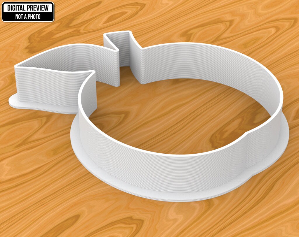 Peach Cookie Cutter Selectable Sizes Sharp Edge Upgrade | Etsy