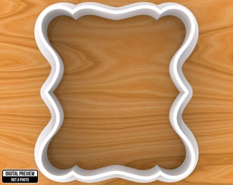 Vintage Plaque Frame Cookie Cutter Selectable Sizes Sharp | Etsy