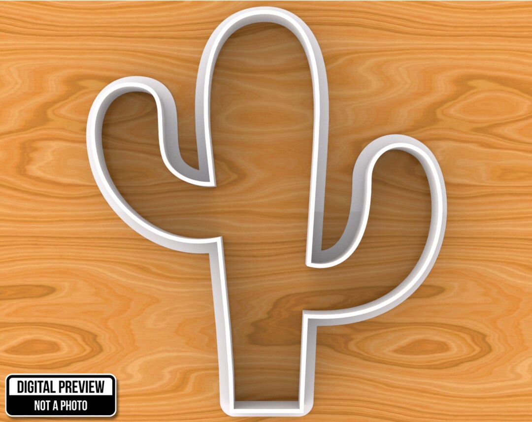 Cactus Shape Cookie Cutter, Selectable Sizes, Sharp Edge Upgrade ...