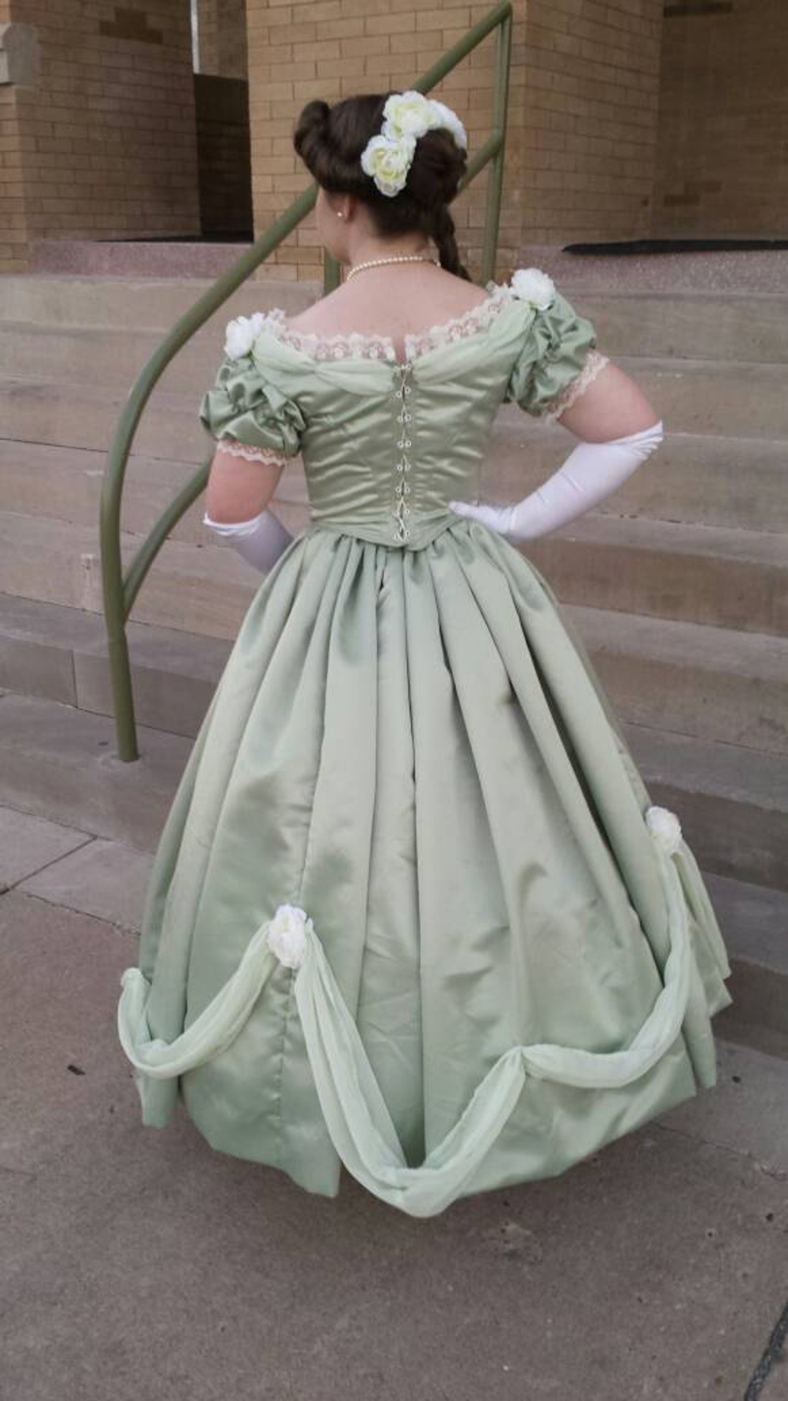 1860s Civil War Ball Gown Custom Order Etsy