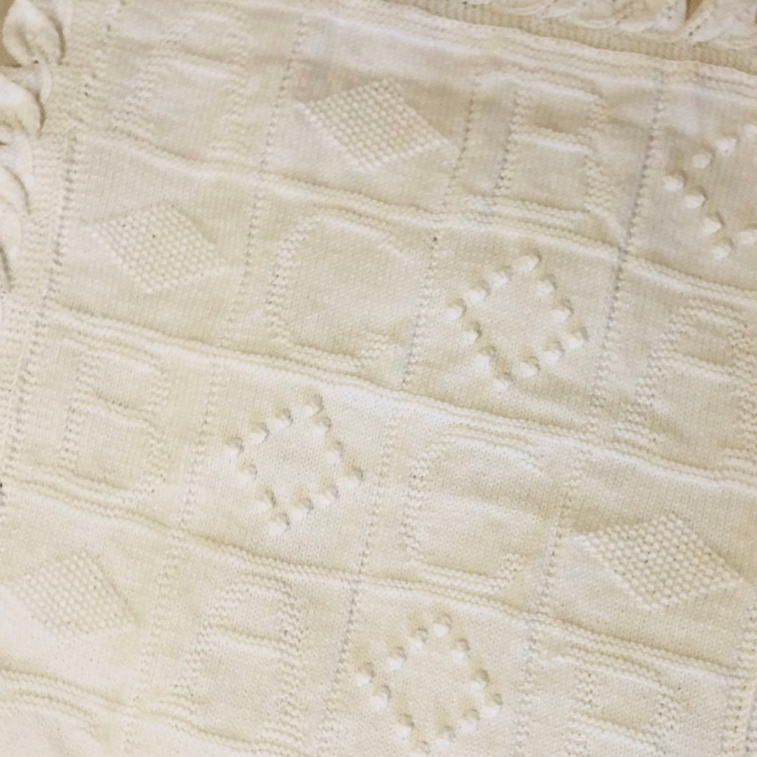 Alphabet Baby Blanket (80cm X 72cm) (ref B1/10) - Etsy