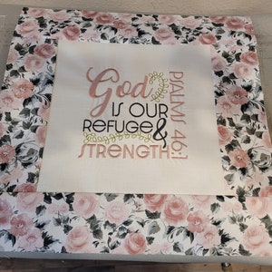 Embroidered Scripture Block....bible Verse Quilts Pillows - Etsy