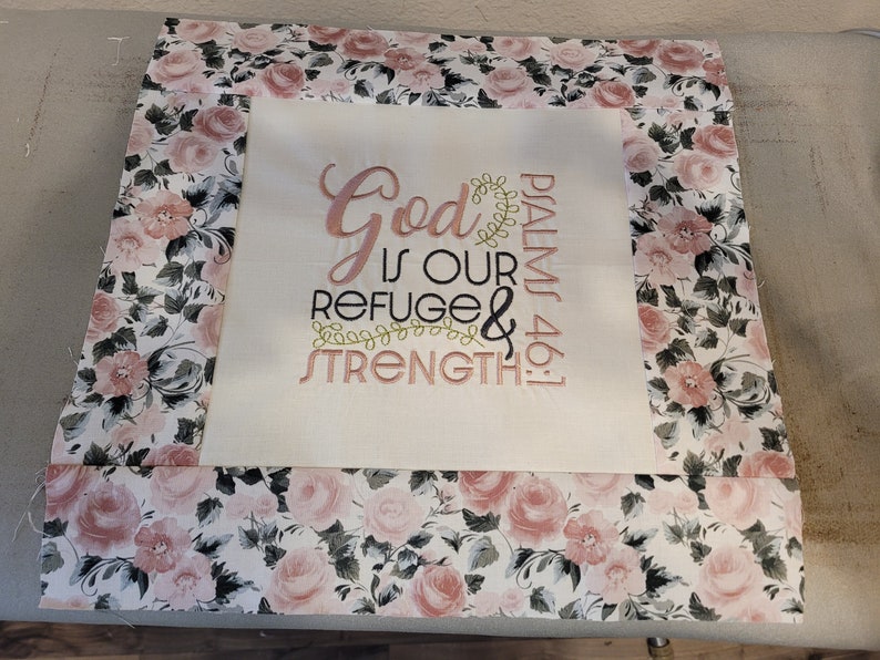 Embroidered Scripture Block....bible Verse Quilts Pillows - Etsy