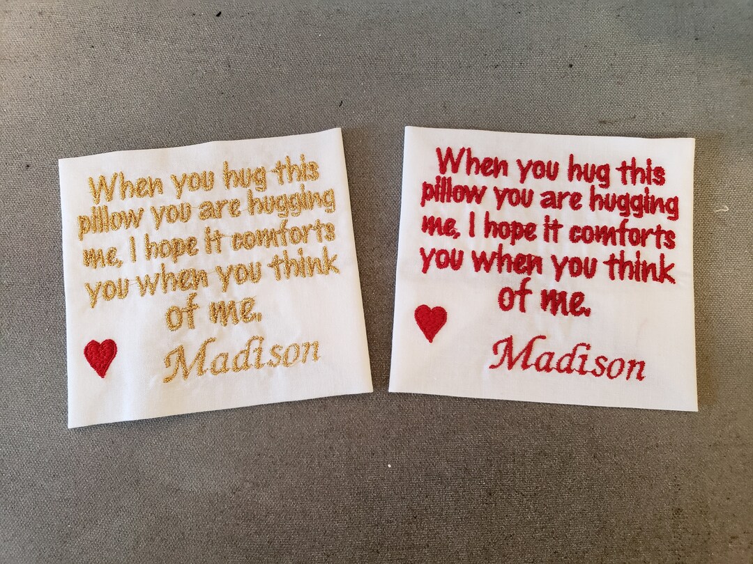 Memory Patch Clothing, Pillow, Love, Memorial, Grief, Mourning - Etsy