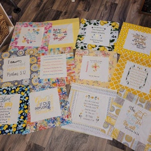 Embroidered Scripture Block....bible Verse, Quilts, Pillows, God's Word ...
