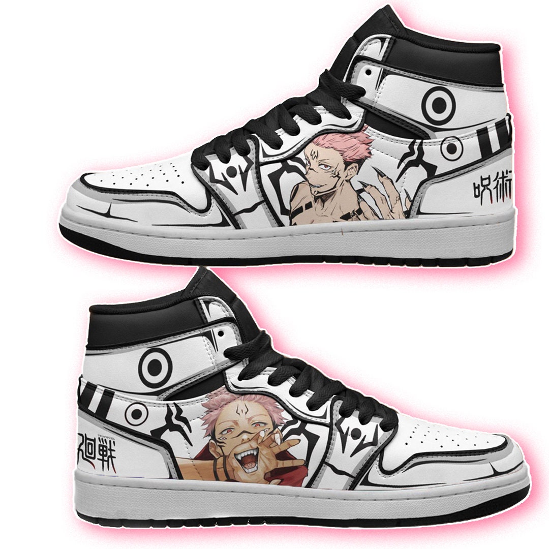 Ryomen Sukuna Boot Sneakers Custom Anime Shoes - Etsy
