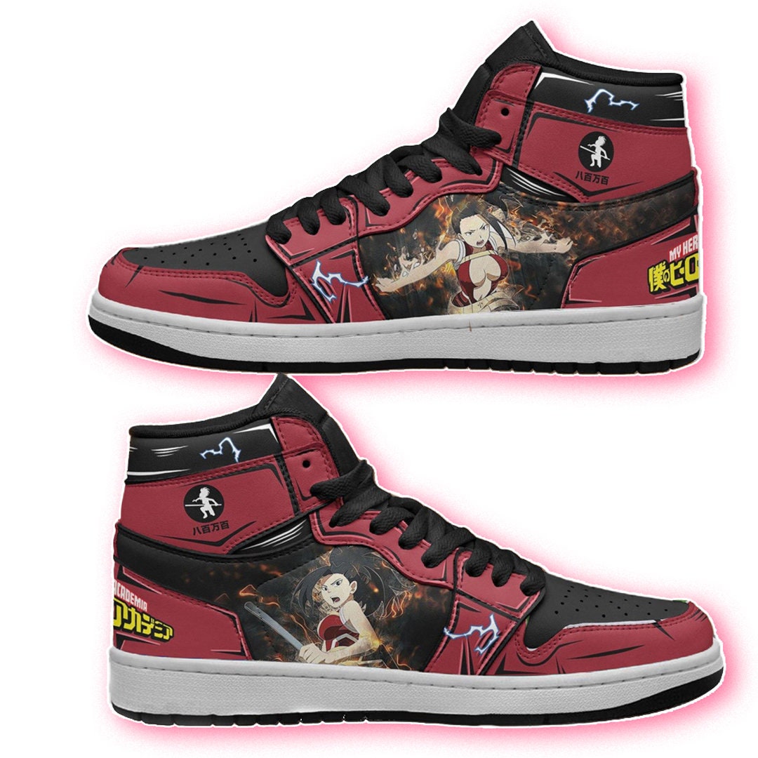 MHA Momo Yaoyorozu Boot Sneakers Custom Anime Shoes - Etsy