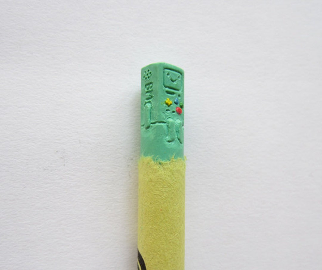BMO Adventure Time Crayon Carving - Etsy