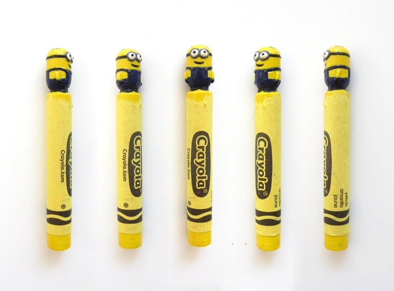 Minion Despicable Me Crayon Carving - Etsy