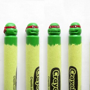 TMNT Teenage Mutant Ninja Turtles Crayon Carving - Etsy