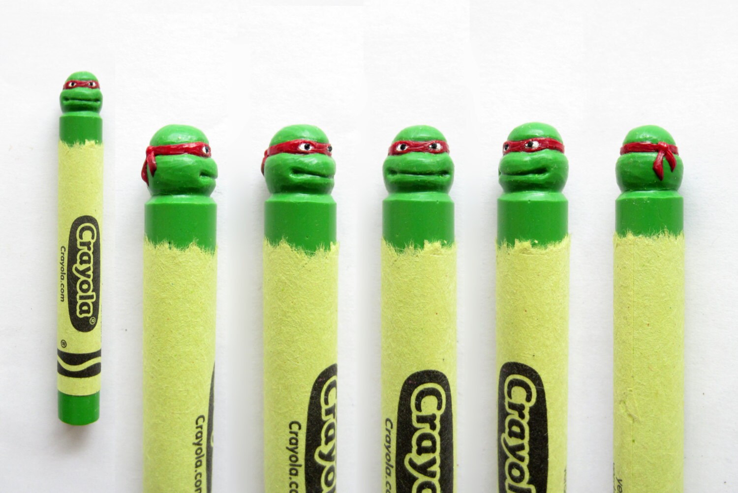 TMNT Teenage Mutant Ninja Turtles Crayon Carving - Etsy