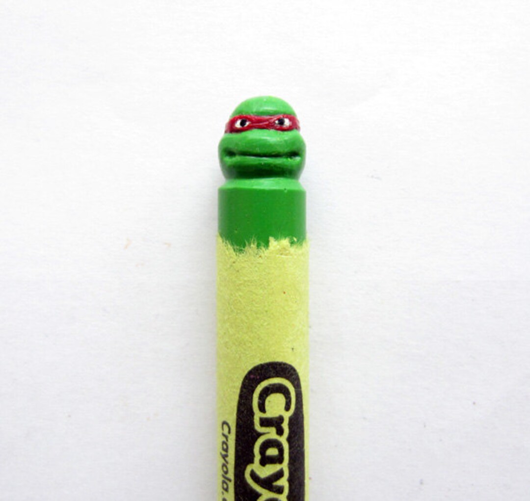 TMNT Teenage Mutant Ninja Turtles Crayon Carving - Etsy