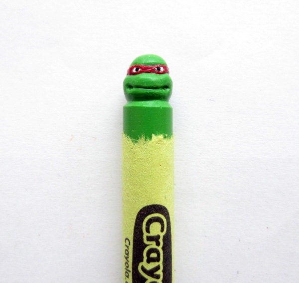 TMNT Teenage Mutant Ninja Turtles Crayon Carving - Etsy