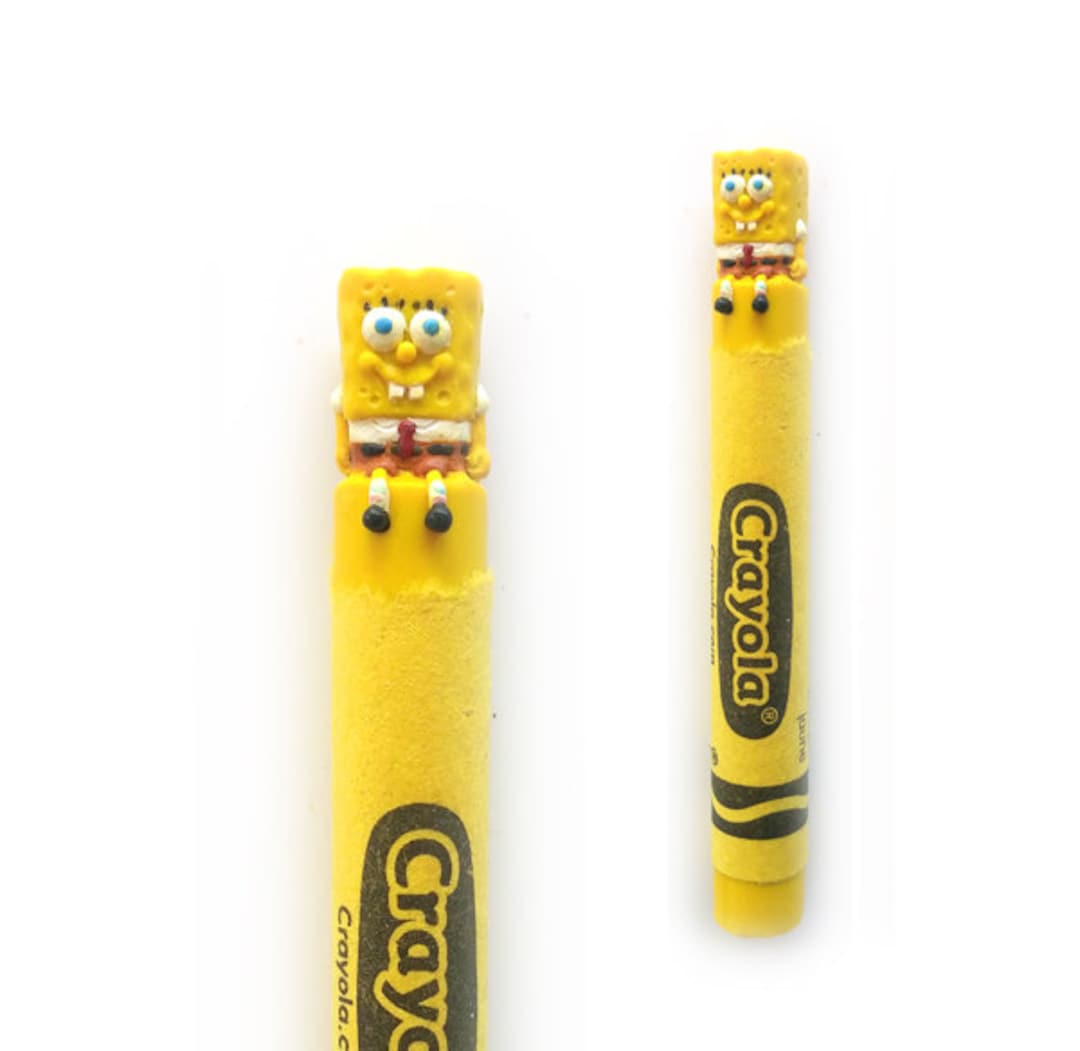 Spongebob Squarepants Crayon Carving - Etsy