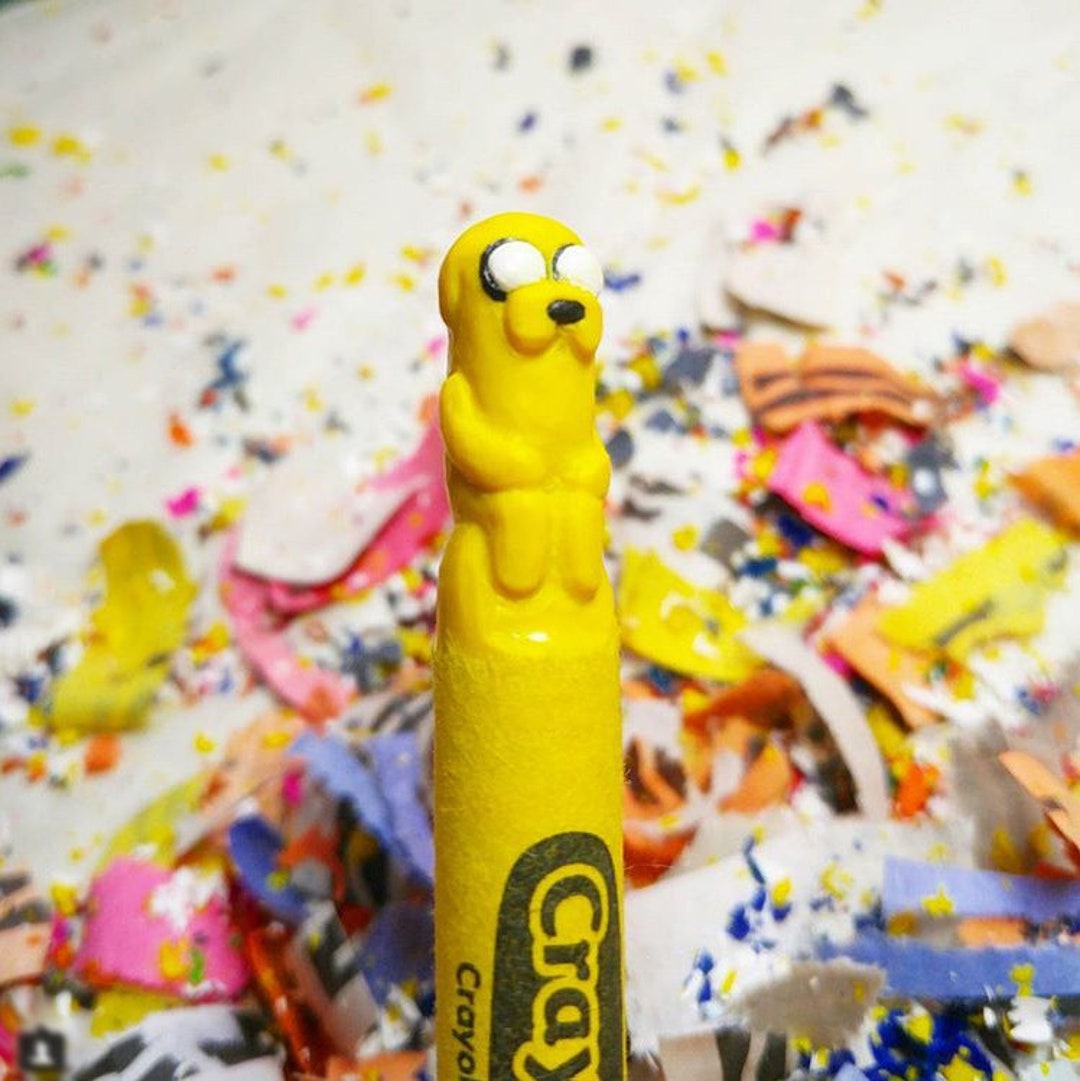Jake the Dog Adventure Time Crayon Carving - Etsy