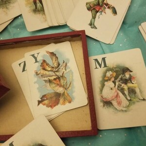 Antique Logomachy or War of Words Mcloughlin Bros NY 1889 Card Game All ...