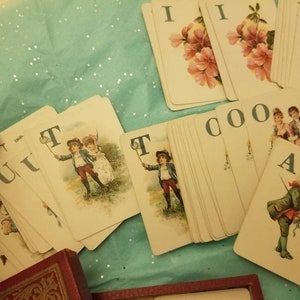 Antique Logomachy or War of Words Mcloughlin Bros NY 1889 Card Game All ...