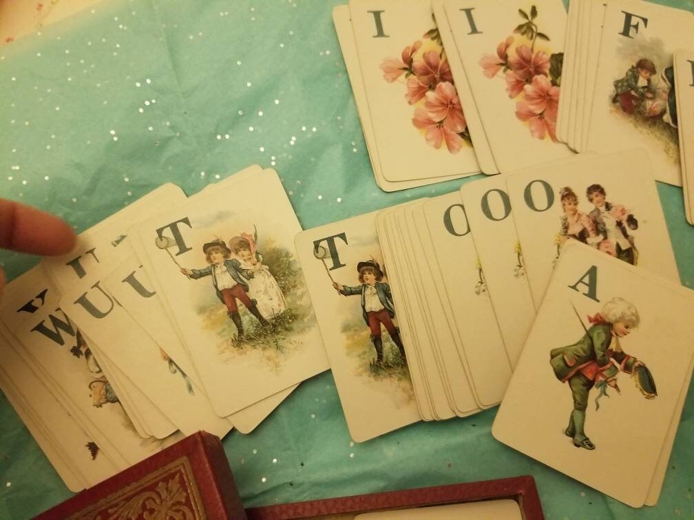 Antique Logomachy or War of Words Mcloughlin Bros NY 1889 Card - Etsy