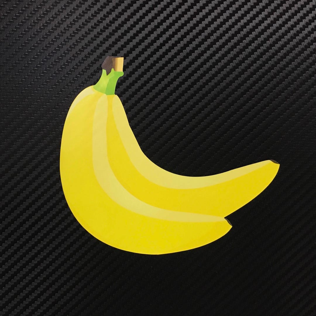 Banana Vinyl Sticker Decal Custom - Etsy