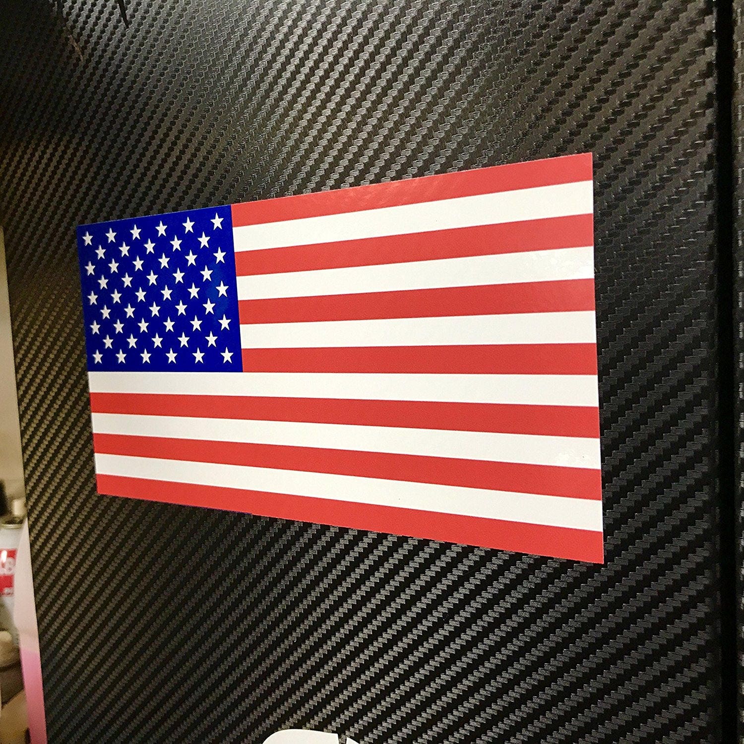 American Flag Vinyl Sticker Decal Custom RED WHITE BLUE - Etsy