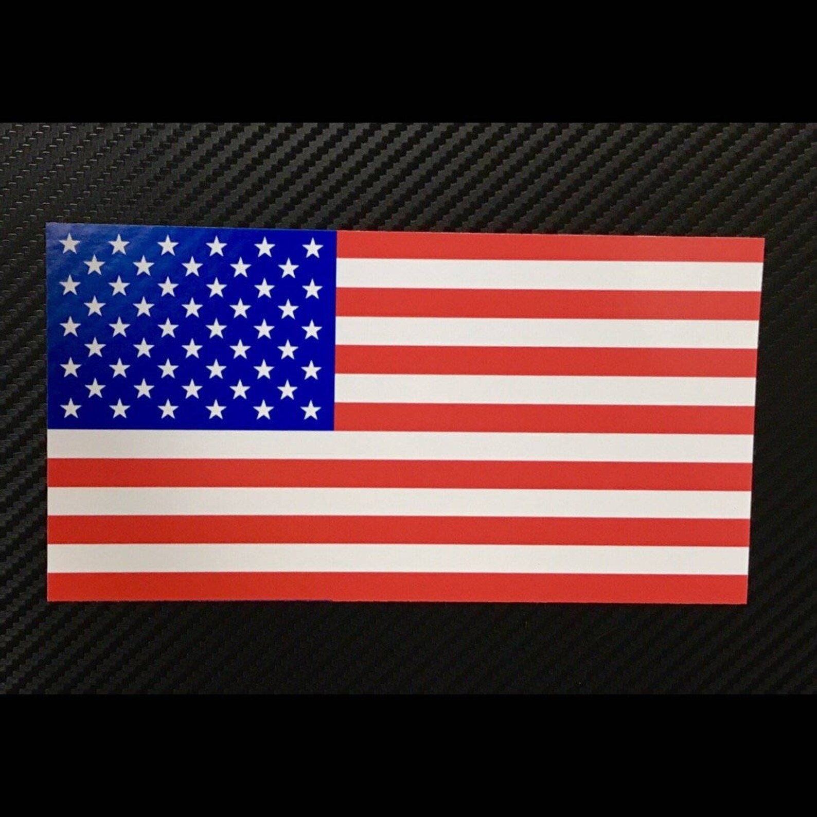 American Flag Vinyl Sticker Decal Custom RED WHITE BLUE - Etsy