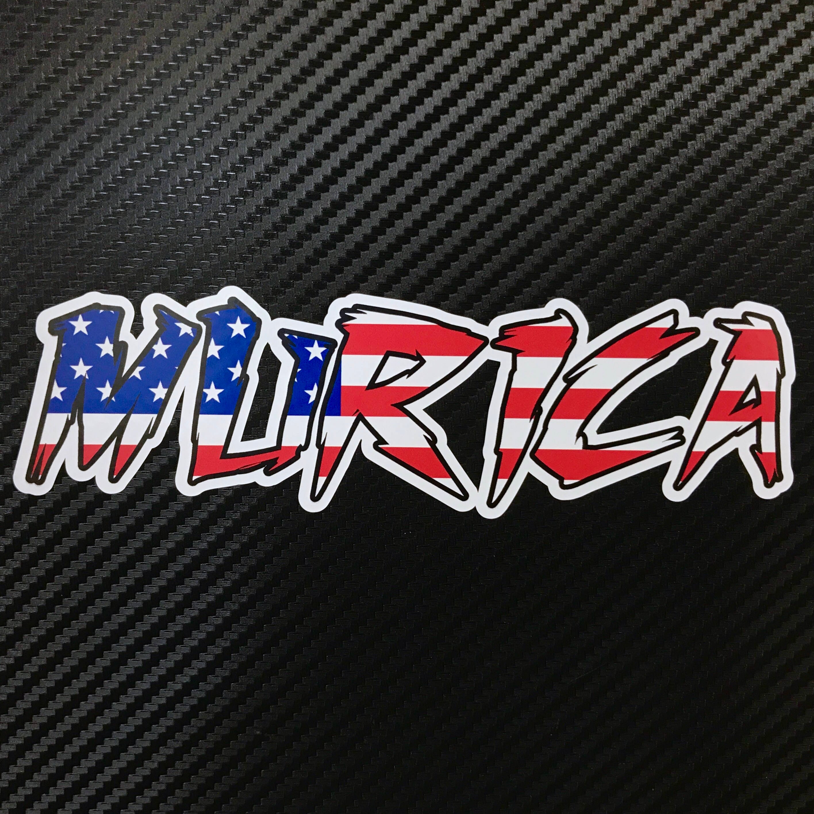 MURICA American Flag Vinyl Sticker Decal Custom - Etsy