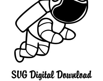 Astronaut Svg Astronaut on a Rocket Ship Clipart Rocket - Etsy