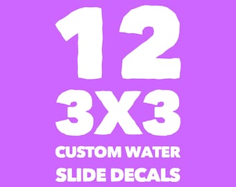 Water slide decals | Etsy