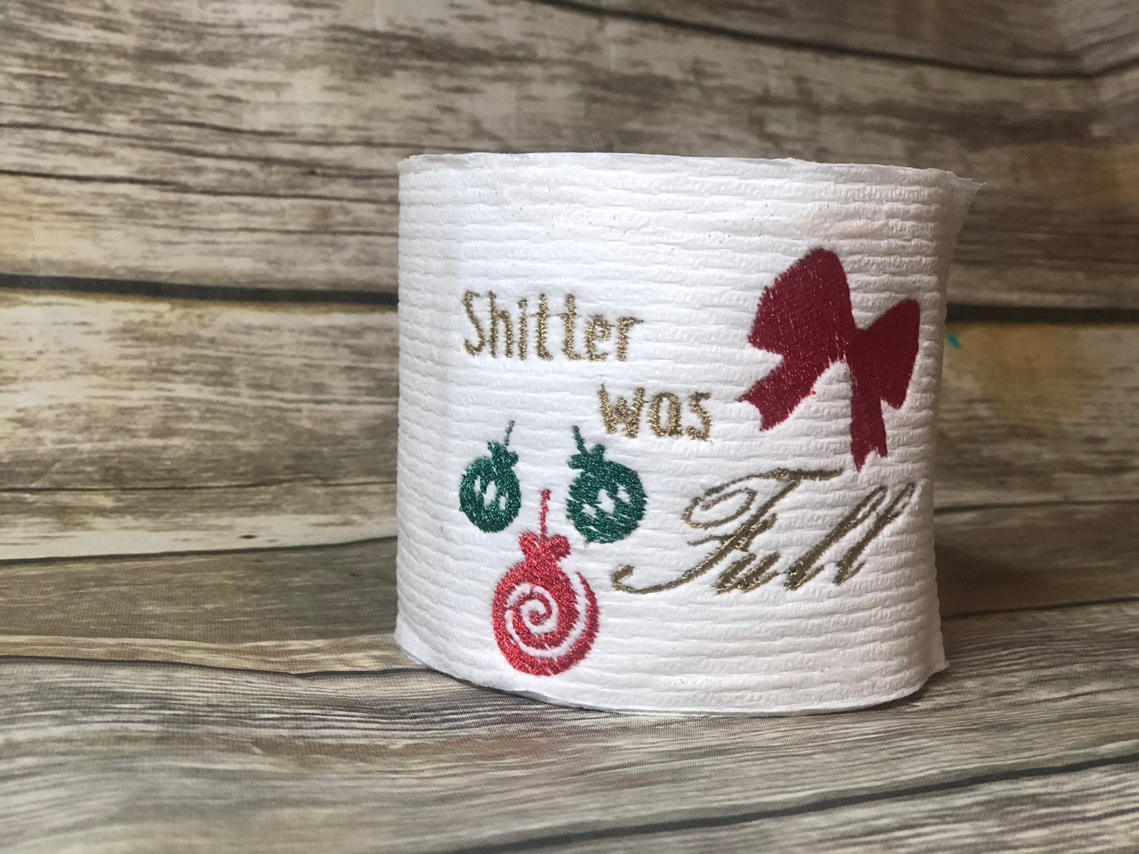 Toilet Paper Embroidery Custom Toilet Paper Custom - Etsy