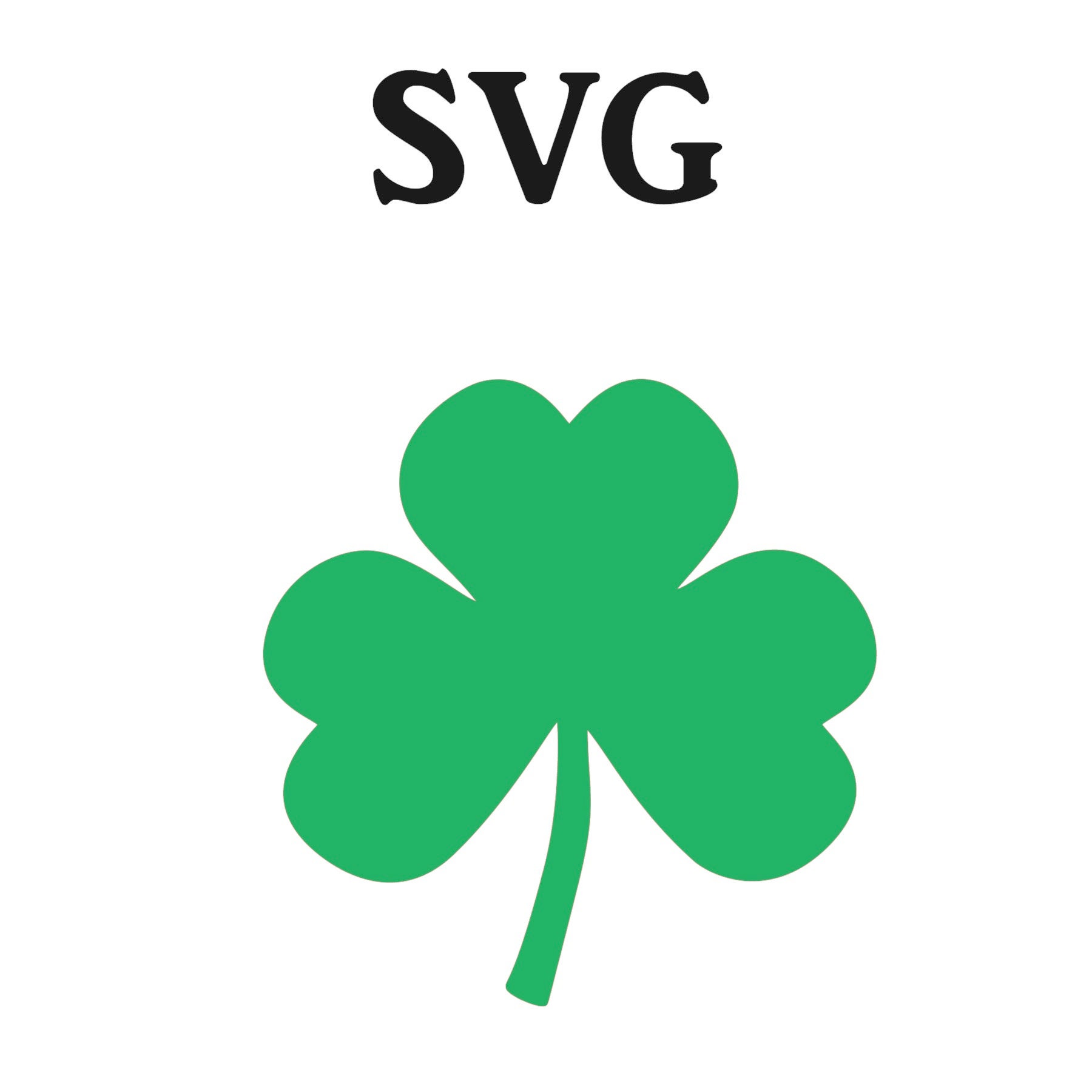 Shamrock SVG File SVG Files for Cricut Svg Files for | Etsy