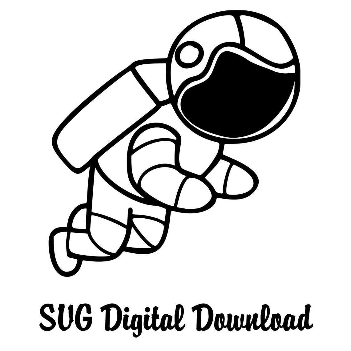 Astronaut SVG - Etsy